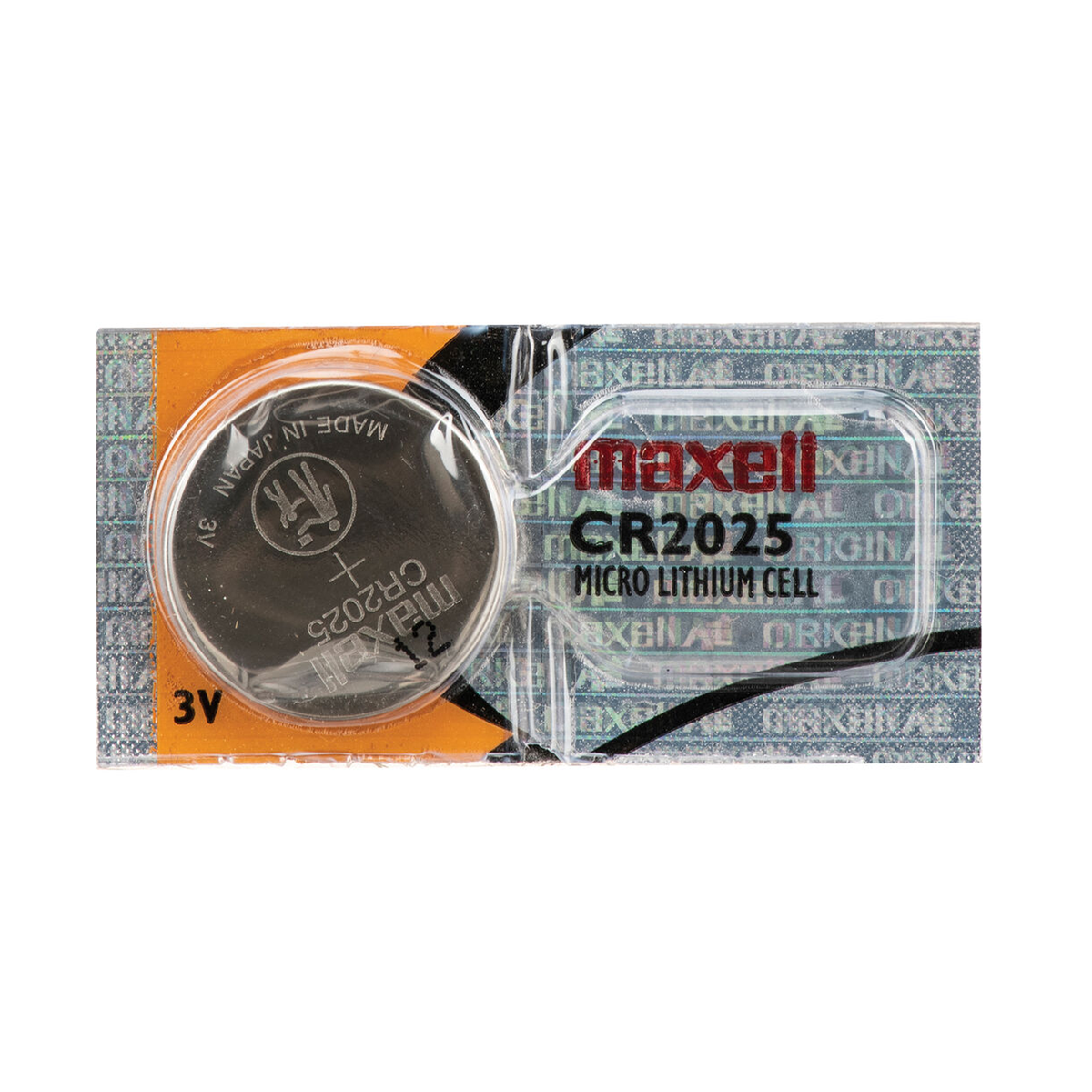 Maxell CR2025 3V Lithium Coin Battery — Glazer's Camera