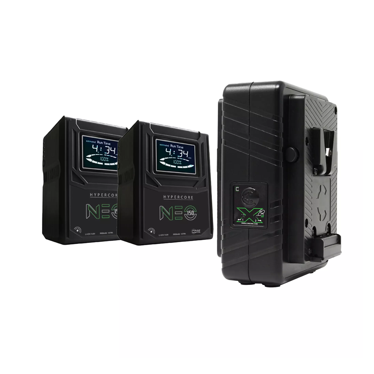 Core SWX HyperCore Neo 150 Mini 147Wh Lithium-Ion V-Mount 2-Battery Ki ...