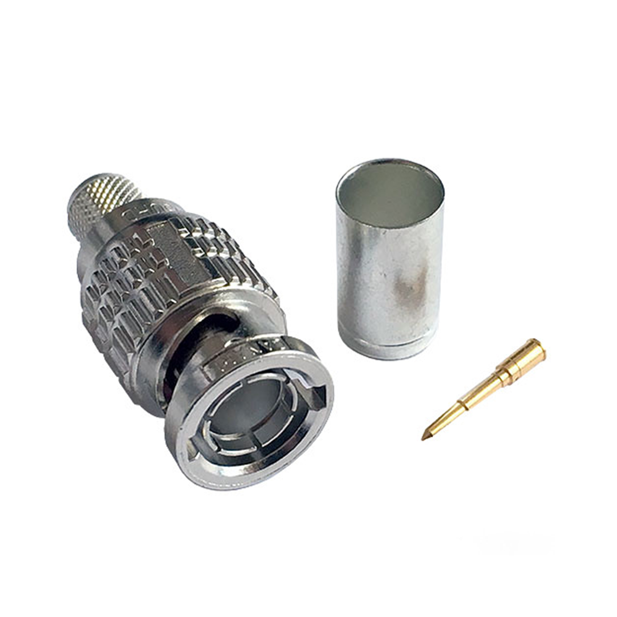 Canare BCP-D55UHD 75-Ohm BNC Male Crimp Connector for L-5.5CUHD Cable — Glazer's Camera