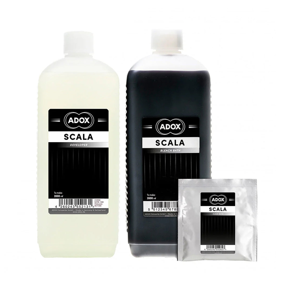 Adox Scala Reversal Kit for Black & White Reversal Processing (Makes 2 ...