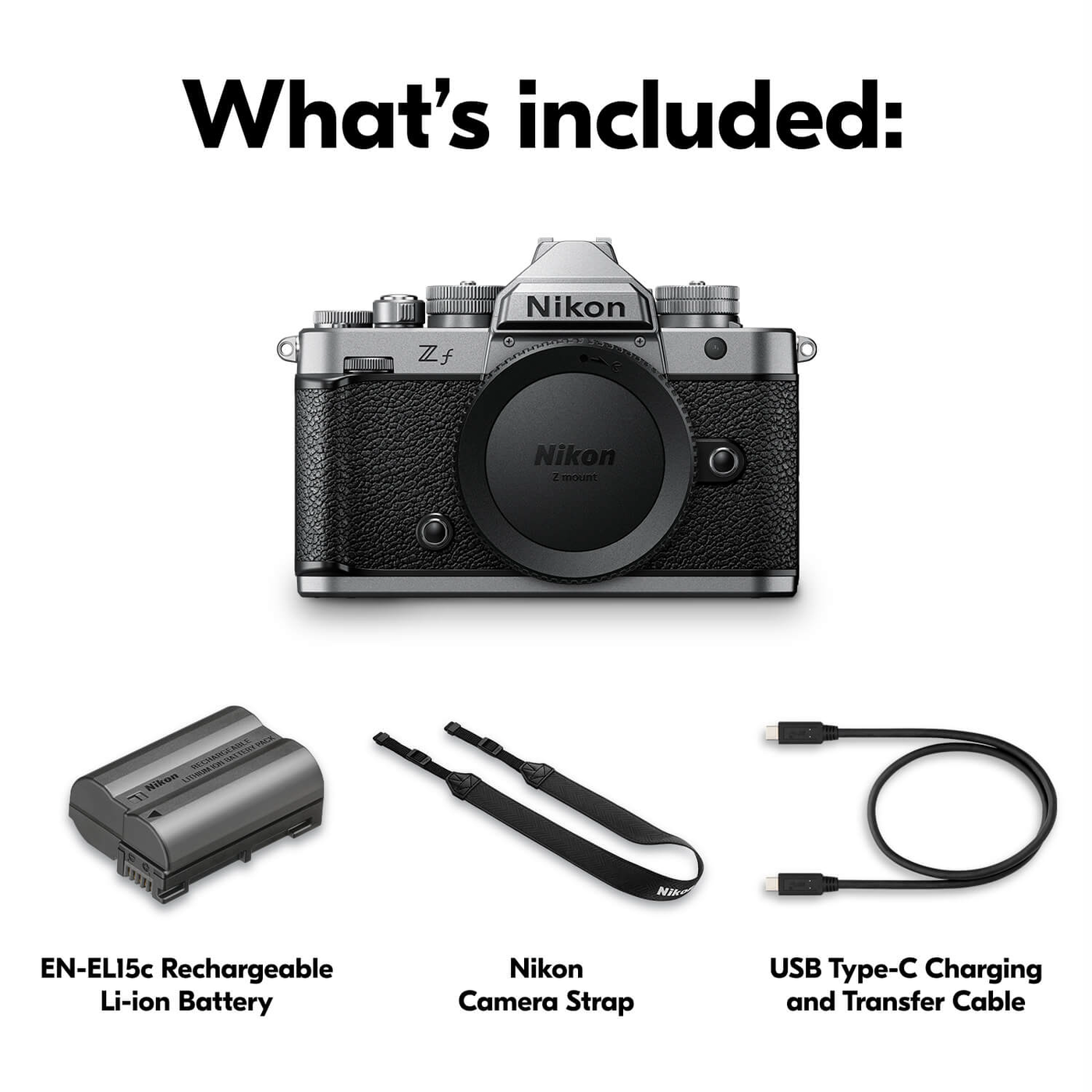 Nikon Zf Mirrorless Camera - Silver — Glazer's Camera