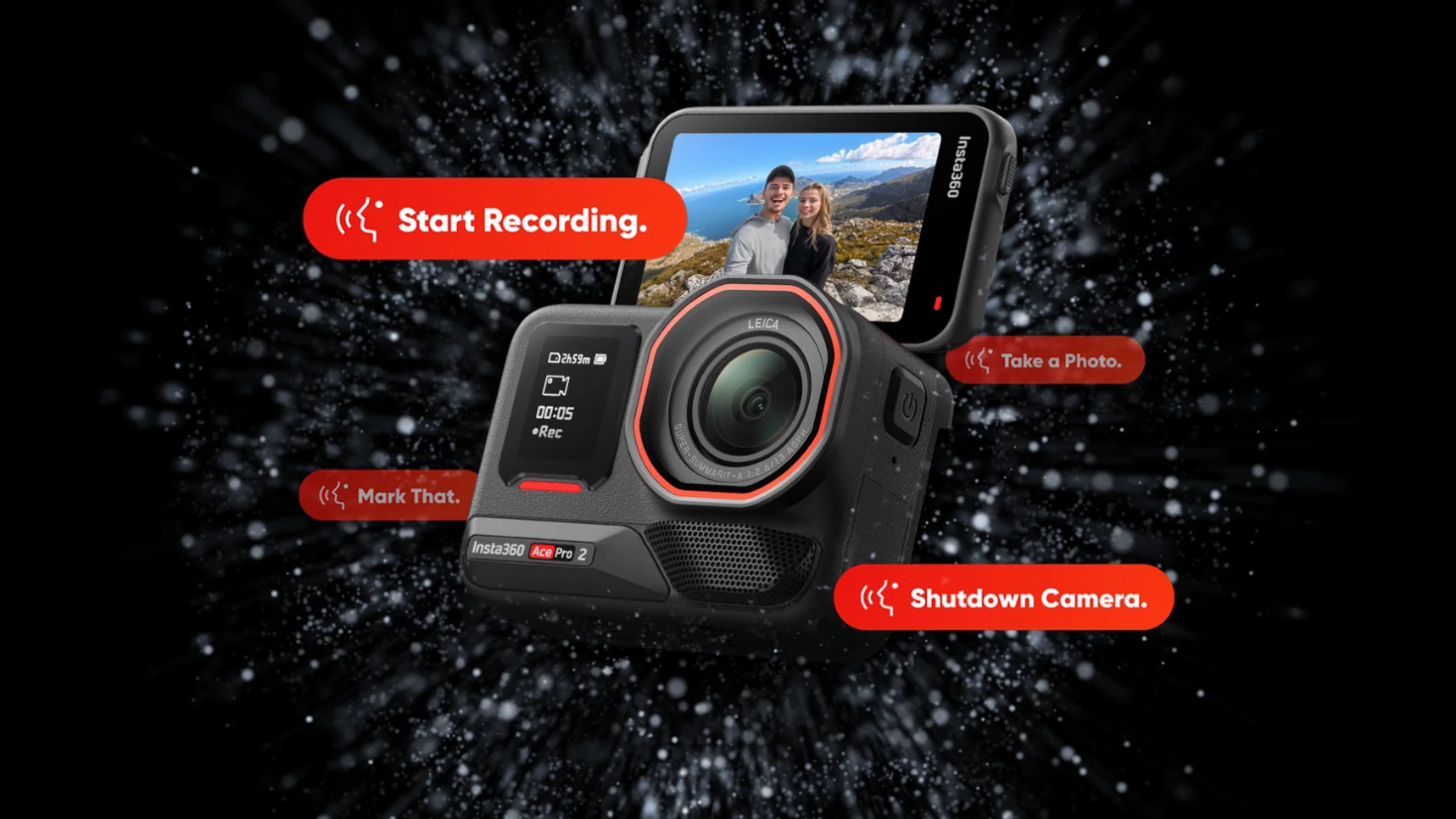 Insta360 Ace Pro 2 Action Camera Dual Battery Standard Bundle — Glazer ...