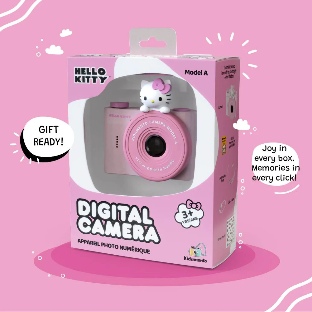 Kidamento Model A Mini Digital Camera for Kids - Hello Kitty — Glazer's ...