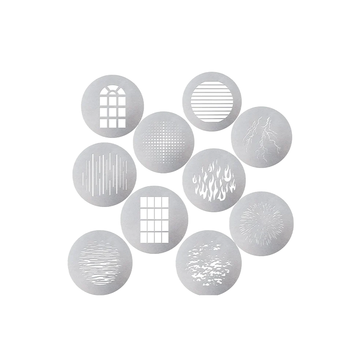 Aputure Spotlight 10-Piece GOBO Kit — Glazer's Camera