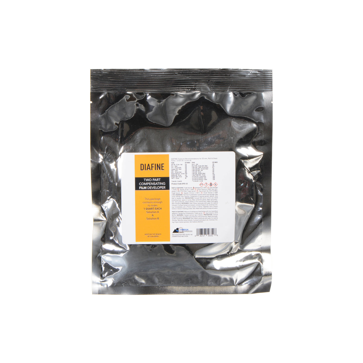 Acufine Diafine Powder Film Developer (Makes 1 Quart) — Glazer's Camera